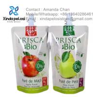 China Water Liquid Spout Pouch Bag Reusable Refill Sub-Packaging Pouch Drink Bag for sale