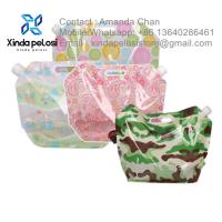 China Plastic Stand Up Pouches Printing Liquid Stand Up Spout Plastic Packaging Laundry Washing Pouch for sale