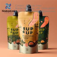China Water Liquid Spout Pouch Bag Reusable Refill Sub-Packaging Pouch Drink Bag for sale
