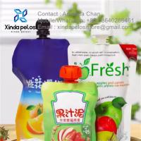 China Foil Stand Up Liquid Food Packaging Juice Drinks Jelly Spout Pouch Bag For Sale for sale