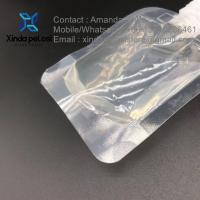 China Reusable Clear Plastic Spouted Liquid Drink Bag Pouch Alcohol Pouch for sale