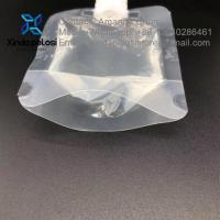 China Reusable Clear Plastic Spouted Liquid Drink Bag Pouch Alcohol Pouch for sale