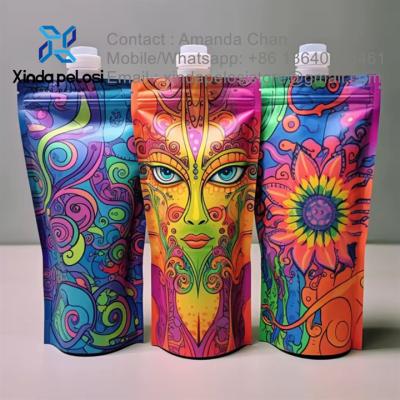 China Water Liquid Spout Pouch Bag Reusable Refill Sub-Packaging Pouch Drink Bag for sale