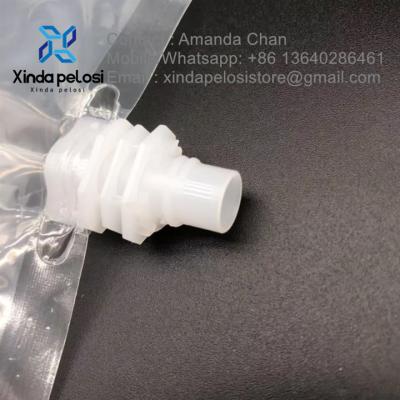 China Reusable Clear Plastic Spouted Liquid Drink Bag Pouch Alcohol Pouch for sale