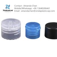 China Dispensing Flip Top Cap Ribbed Fine Side Flip Cap For Hand Sanitizer Bottle for sale