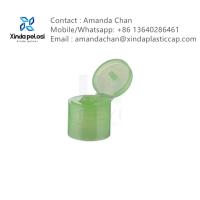 China Dispensing Flip Top Cap Ribbed Fine Side Flip Cap For Hand Sanitizer Bottle for sale