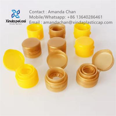 China Gold Soy Sauce Plastic Bottle Cap Vinegar Bottle Cap With Security Seals For Sale for sale