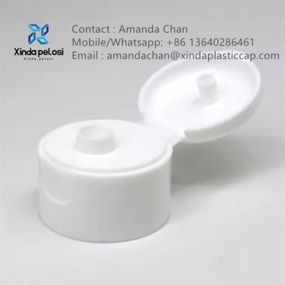 China OEM PP Plastic Flip Top Cap Butterfly Lid Flip Off Vial Caps For Bottles for sale