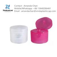 China Non Spill Ribbed Smooth Flip Top Cap Bottle Cap Dispenser For Plastic Bottle for sale