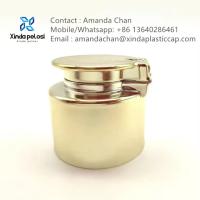 China Aluminum Plastic Disc Flip Top Cap Gold Cap Plastic And Aluminum Cap on sale for sale