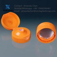 China PP Plastic Flip Top Cap With Silicone Valve For Squeeze Honey Condiment for sale
