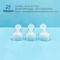China Transparent Color Flip Top Cap Food Used Flip Top Cap Flip Top Bottle Lids for sale