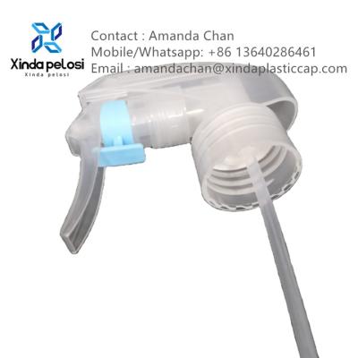 China Authorized Tube Material Plastic Screw Cap Trigger Sprayer For Spray Bottle for sale