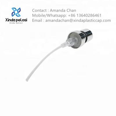 China Plastic Silver Gold Perfume Crimp Sprayer Perfume Pump Sprayer For Bottle for sale