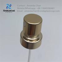 China Luxury perfume mist sprayer Gold Metal Aluminum Atomizer Fine Mist Sprayer Pump for sale