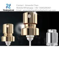 China Aluminium Round Travel Mini Metal Perfume Fine Mist Sprays Pump With Collar for sale