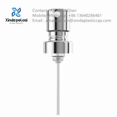 China Aluminium Round Travel Mini Metal Perfume Fine Mist Sprays Pump With Collar for sale