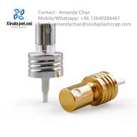 China Gold Sliver Plastic Fragrance Pump Fine Mist Sprayer Pump For Cosmetic Bottle for sale