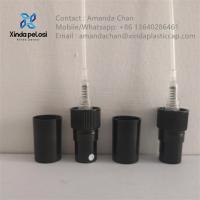 China Black Perfume Spray Pump Plastic Fine Mist Sprayer For Personal Care Products for sale