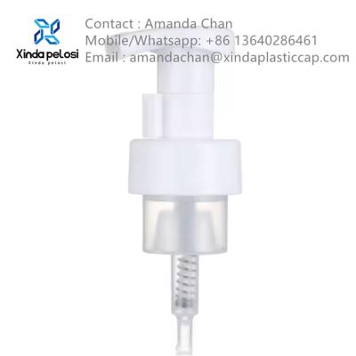 China Foam Pump With Clip Lock Smooth Closure Customized PP Material For Foam Bottle for sale