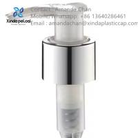 China plastic foaming soap dispenser Liquid Aluminum Lotion Pump For Cosmetic Bottles for sale