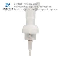 China PP Plastic Soap Pump Head For Face Cleaning Mousse Cosmetics Bubble Bottle for sale