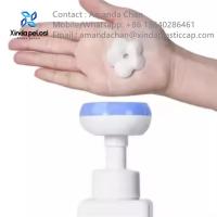 China Cosmetic Pink Baby Hand Washing Pump Plastic Flower Foam Dispenser Pump for sale