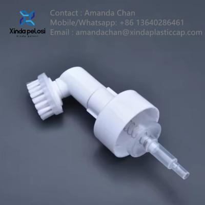 China Plastic Face Wash Cleaner Foam Pump White Foam Pumps For Clean Foam Bottle for sale