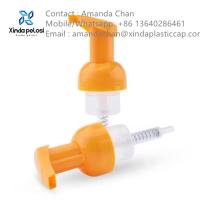 China factory Plastic Shampoo Pump Sprayer Silicon Brush Foam Lotion Pump For Bottle for sale