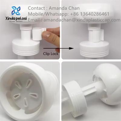 China Empty Flower Hand Wash Plastic Soap Pump For Foam Bottle Bubble Shower Bottle for sale
