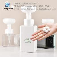 China Empty Flower Hand Wash Plastic Soap Pump For Foam Bottle Bubble Shower Bottle for sale