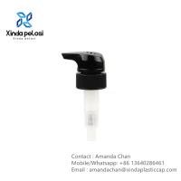 China Shampoo Pump Plastic Pump Frosted Black Shower Gel Shampoo Pump For Bottle for sale