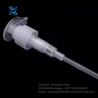 China plastic Durable Using Lotion Dispenser Pumps Body Lotion Flat Head Press Pump for sale