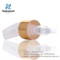 China Luxury Metal Closure Shower Gel Body Wash Dispenser Pump For Plastic Bottle for sale
