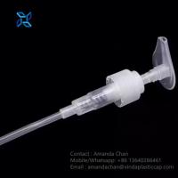 China plastic Durable Using Lotion Dispenser Pumps Body Lotion Flat Head Press Pump for sale