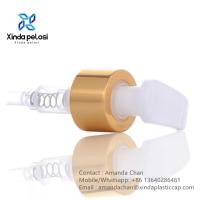 China Luxury Metal Closure Shower Gel Body Wash Dispenser Pump For Plastic Bottle for sale