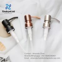 China Gold Silver Cream Pump UV Soap Dispenser Pump For Hand wash Shampoo Bottles for sale