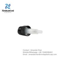 China Shampoo Pump Plastic Pump Frosted Black Shower Gel Shampoo Pump For Bottle for sale