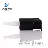 China Black Plastic Pump Airless Lotion Pump For Skin Care Glass Lotion Bottle for sale