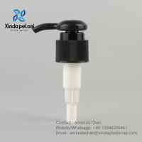 China Soap Dispenser Oil Pump Shampoo Pump Black White Plastic Lotion Pump With Clip for sale