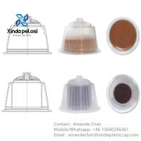 China Wholesale Plastic Empty Dried Coffee Capsule Cup With Aluminum Foil Lids for sale