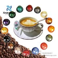 China Aluminum Empty Capsules With Aluminum Nespresso Coffee Cup Sealing Machine for sale