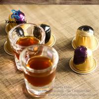 China Eco Friendly Aluminum Foil Empty Coffee Capsule With Lid Reusable Capsule Cup for sale