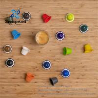 China Disposable Capsule Coffee Pods Aluminum Empty Capsule With Lid With Sticker for sale