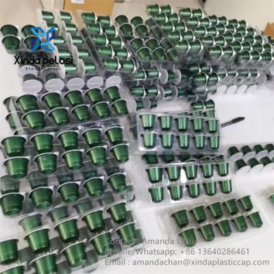 China Aluminum Empty Mini Capsule Coffee Capsules Foil Empty Cafe Pods With Foil Lid for sale