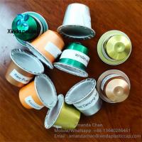 China New Design Aluminum Nespresso Refillable Capsules Heat Durable Empty Capsules for sale