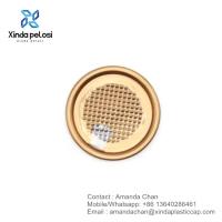 China Factory Custom Size Silver Aluminum Easy Peel Off Lid For Sealing Plastic Can for sale