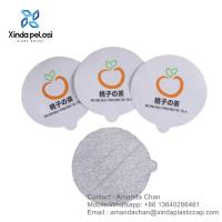 China Aluminum Foil Heat Sealing Film Cup Liner Cover For Plastic Cup With Bottle for sale