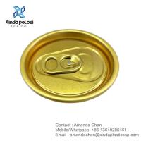 China wholesale Custom Size Aluminium Easy Open Lid For Packing Tea Plastic PET Can for sale