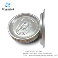 China Customized Silver Color Aluminum Easy Open End Peel Off Lids For Food Storage Can for sale